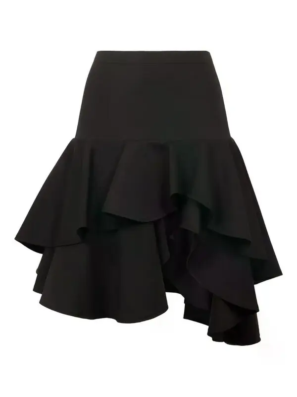 DES_PHEMMES Ruffled Asymmetrical Skirt