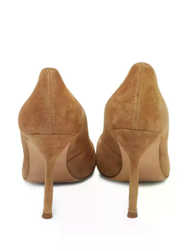 Carolina Herrera Suede Pointed-toe Pumps
