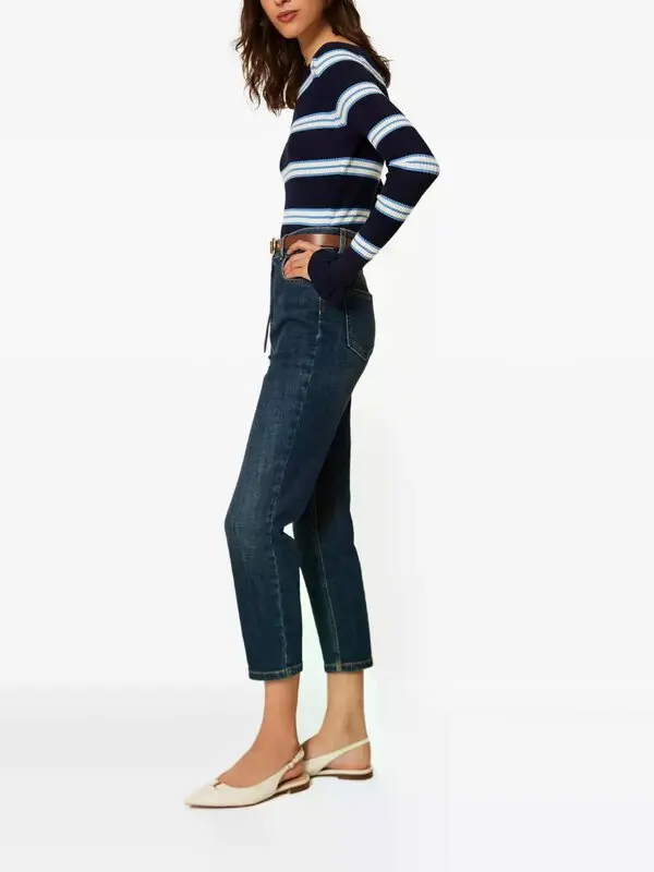 TWINSET Cropped Five-pocket Jeans