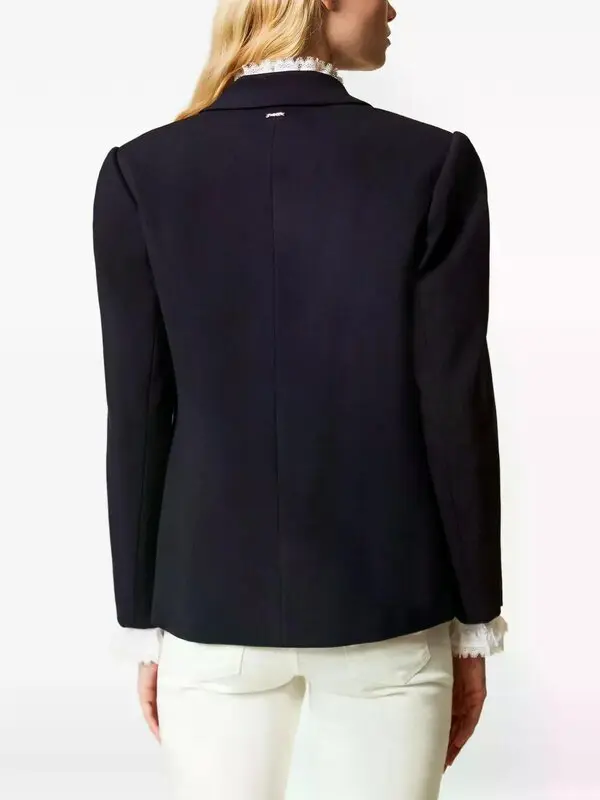 TWINSET Milano Stitch Blazer With Decorative Buttons