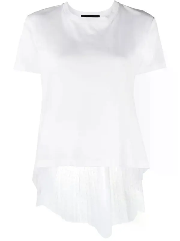 Red Valentino Point D'esprit Panel T-shirt