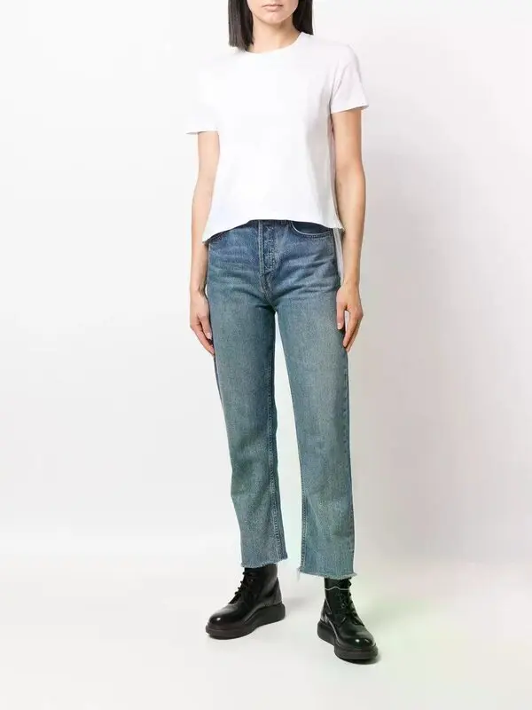 Red Valentino Point D'esprit Panel T-shirt
