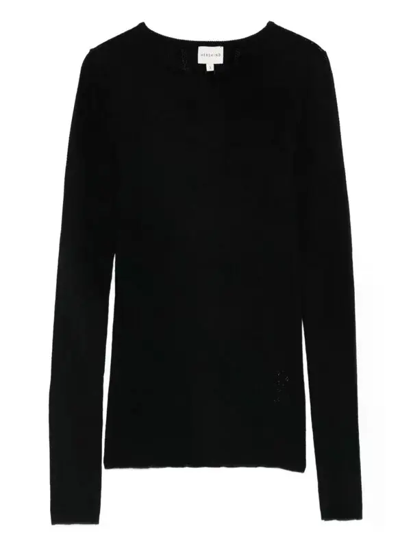 HERSKIND Crew-neck Knitted Top