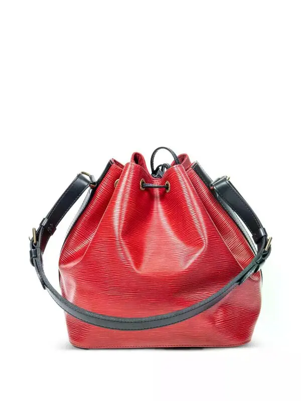 LOUIS VUITTON 1996 Noe Bicolor Pm Bucket Bag