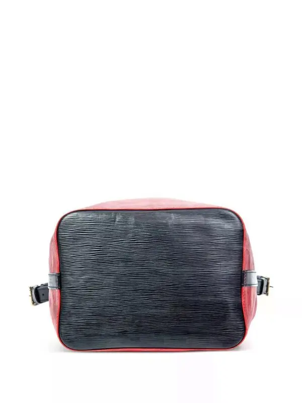 LOUIS VUITTON 1996 Noe Bicolor Pm Bucket Bag