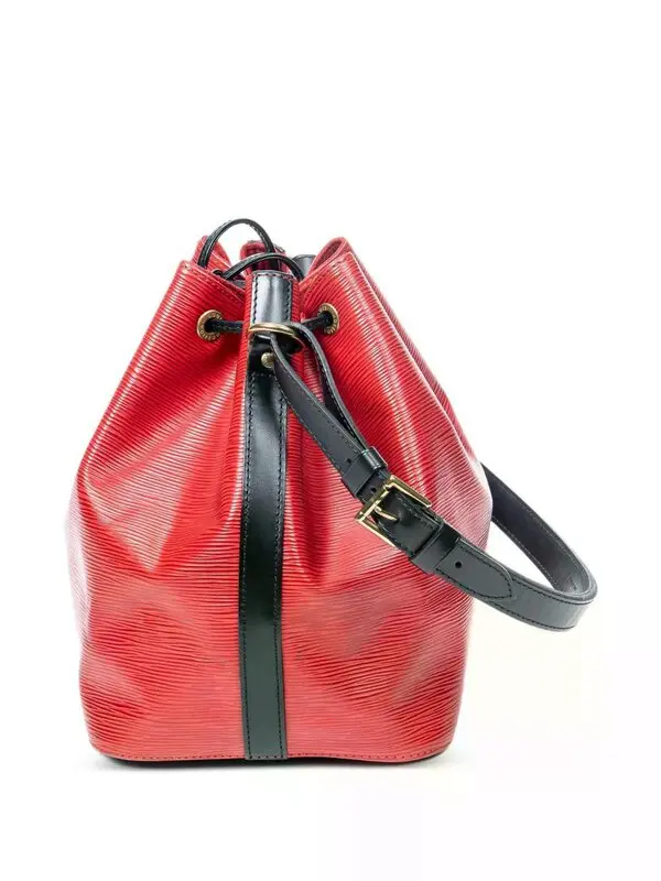 LOUIS VUITTON 1996 Noe Bicolor Pm Bucket Bag