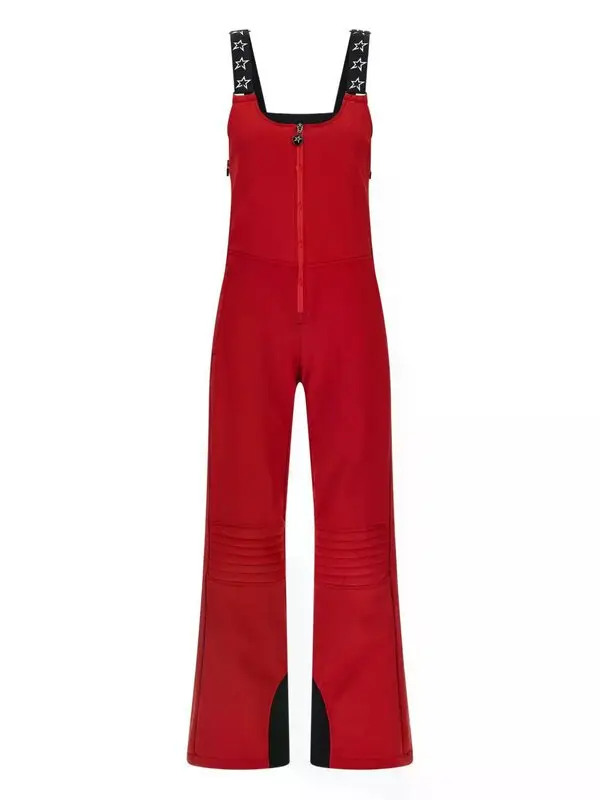 Perfect Moment Jg Bib Star-motif Ski Overalls - Red