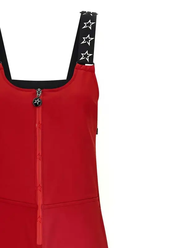Perfect Moment Jg Bib Star-motif Ski Overalls - Red