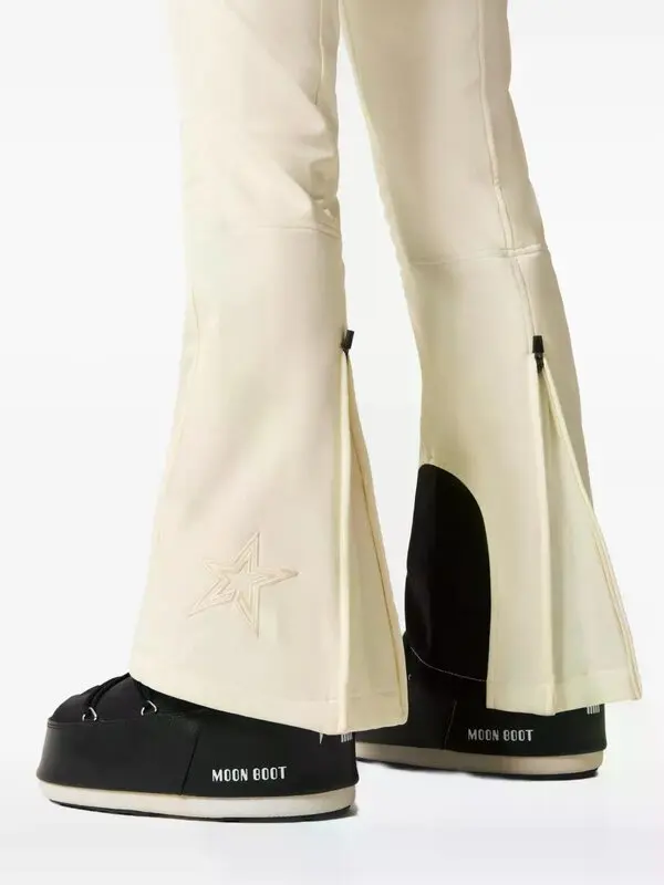 Perfect Moment Panelled Flared Trousers - White