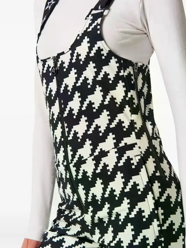 Perfect Moment Patterned Ski Bib