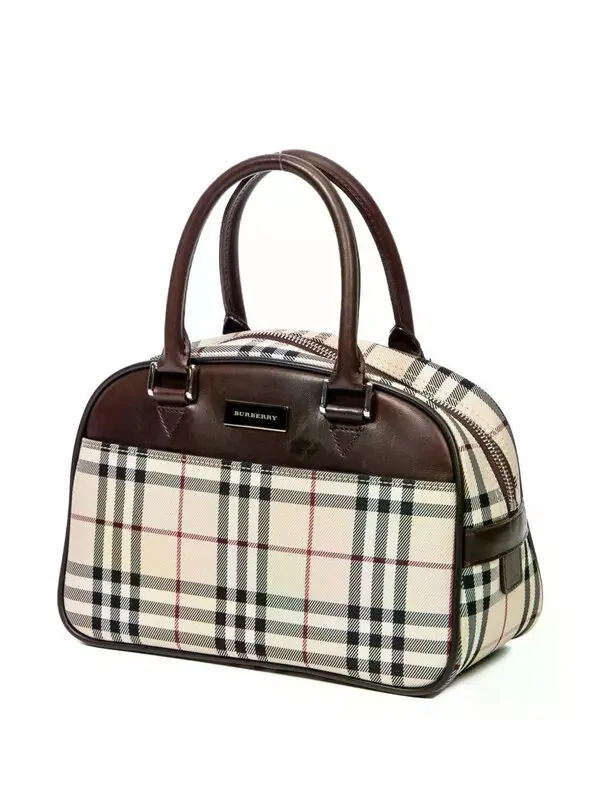 Burberry 2000 House Check Tote - Neutrals