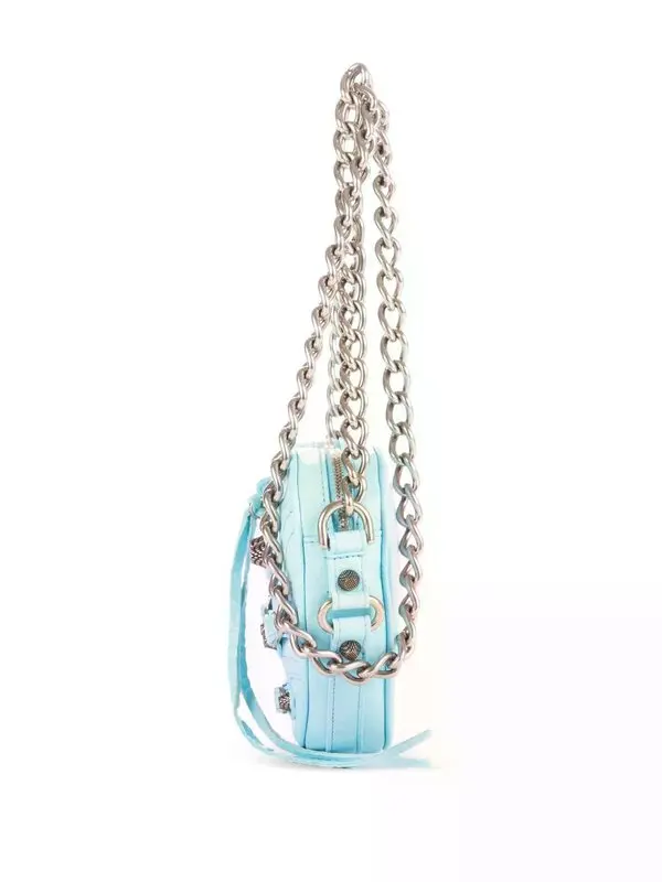 Balenciaga Mini Le Cagole Heart Crossbody Bag - Blue
