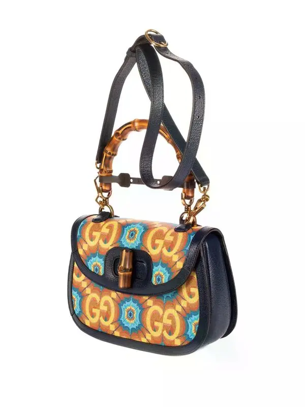 Gucci Medium Bamboo Kaleidoscope-print Tote Bag