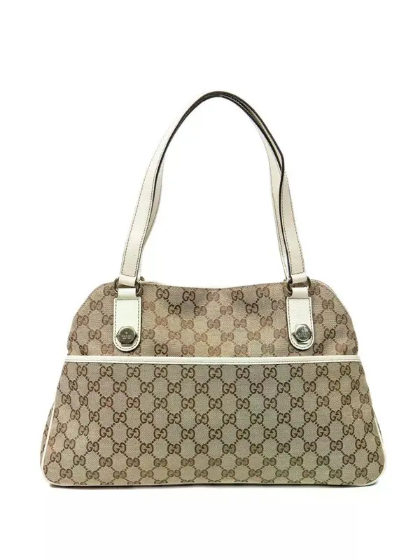 Gucci Gg Monogram Double-handle Shoulder Bag