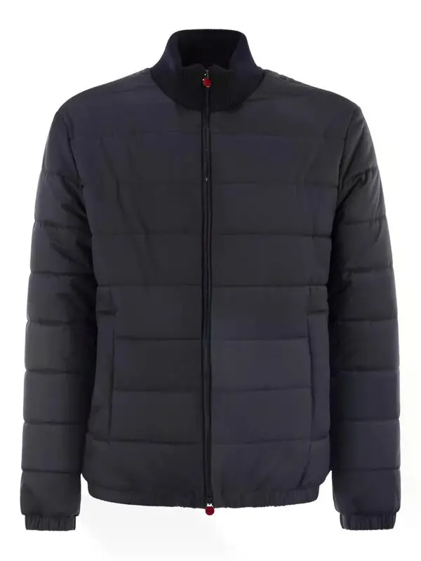 Kiton Quilted Zip-up Bomber Jacket