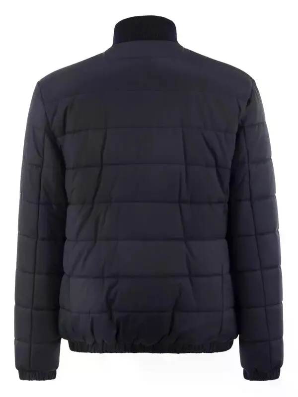 Kiton Quilted Zip-up Bomber Jacket