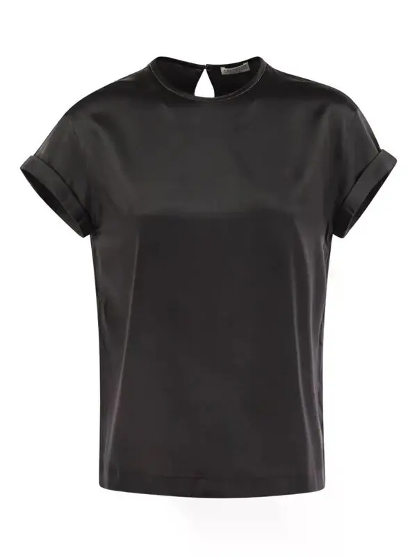 Brunello Cucinelli Satin Top