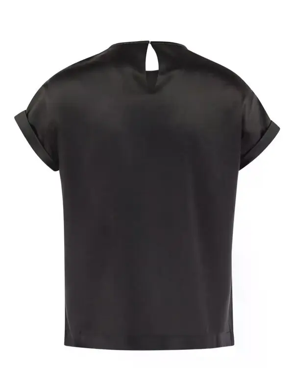 Brunello Cucinelli Satin Top