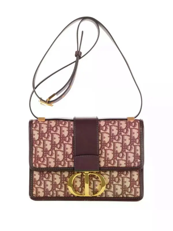 Dior Monogram Shoulder Bag - Red