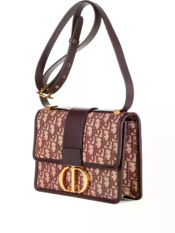 Dior Monogram Shoulder Bag - Red