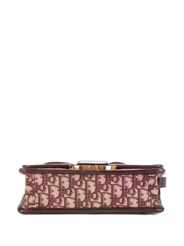 Dior Monogram Shoulder Bag - Red