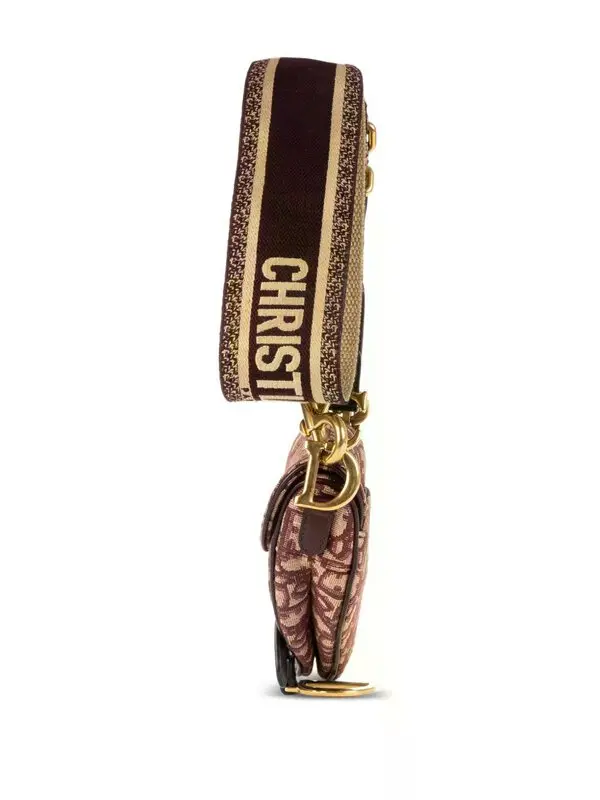 Dior Saddle Monogram Shoulder Bag