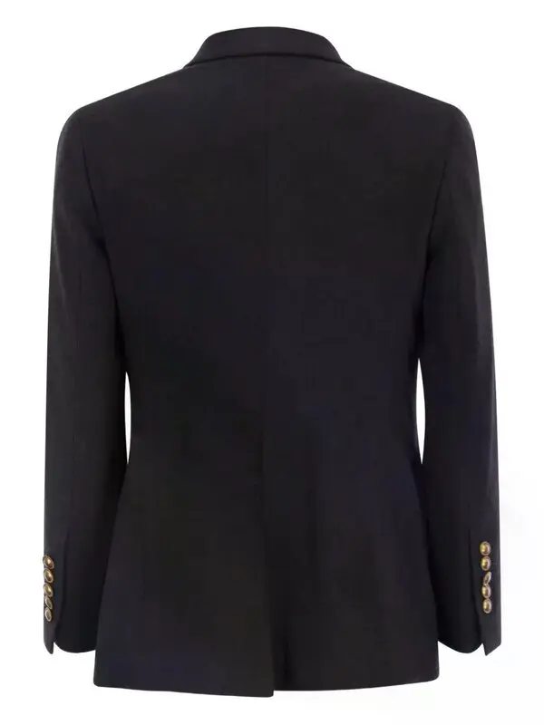 SAULINA Assunta Double-breasted Jacket - Blue