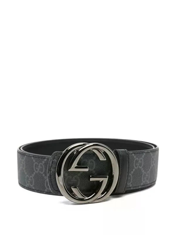 Gucci Reversible Logo Buckle Belt - Grey