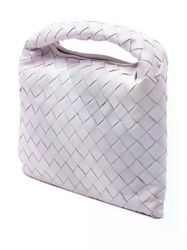 Bottega Veneta Mini Intrecciato Hop Satchel - Pink