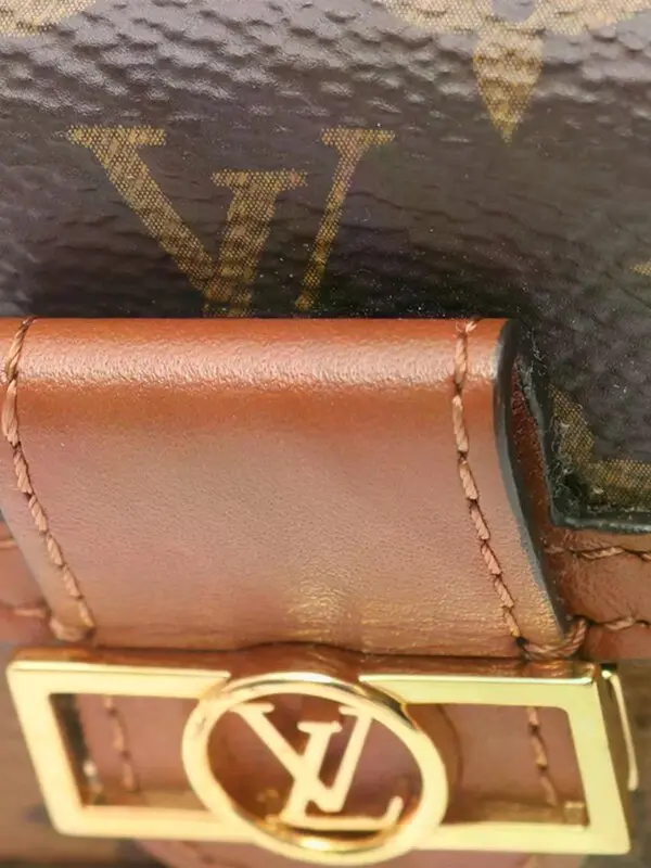 LOUIS VUITTON 2020 Monogram Reverse Micro Dauphine Crossbody Bag