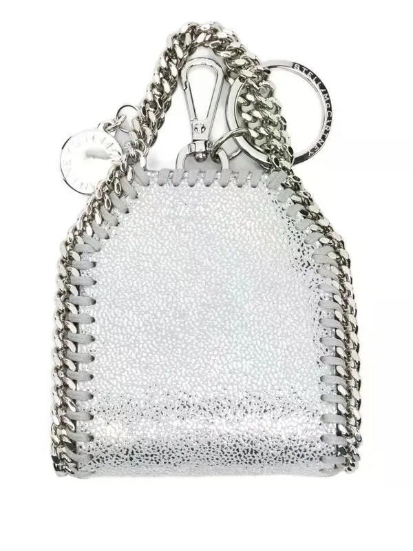 Stella McCartney Falabella Airpods Case Keyring - Silver
