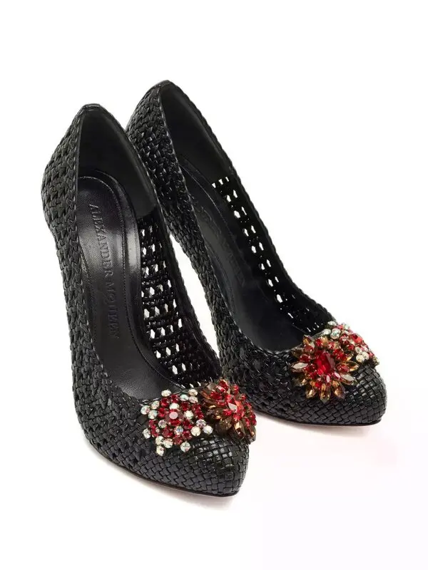 Alexander McQueen Crystal-embellished Pumps