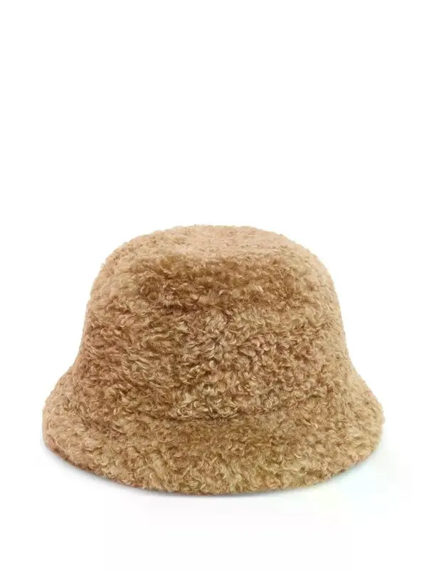 Apparis Amara Bouclette Bucket Hat - Neutrals