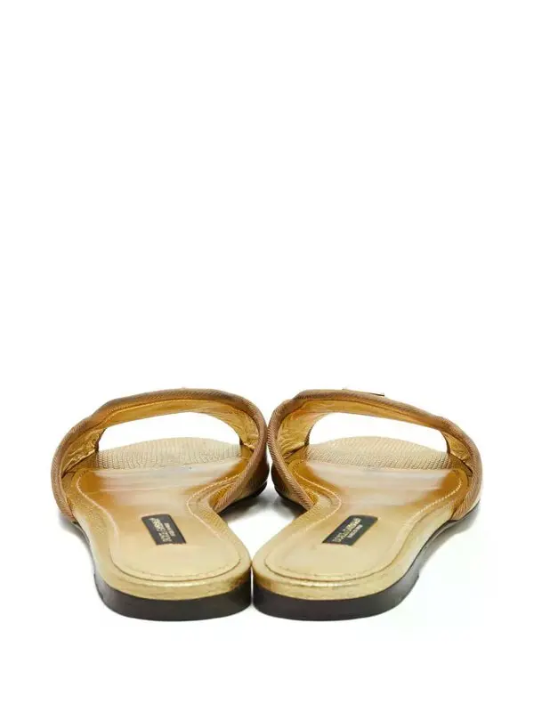 Dolce & Gabbana Logo-plaque Sandals