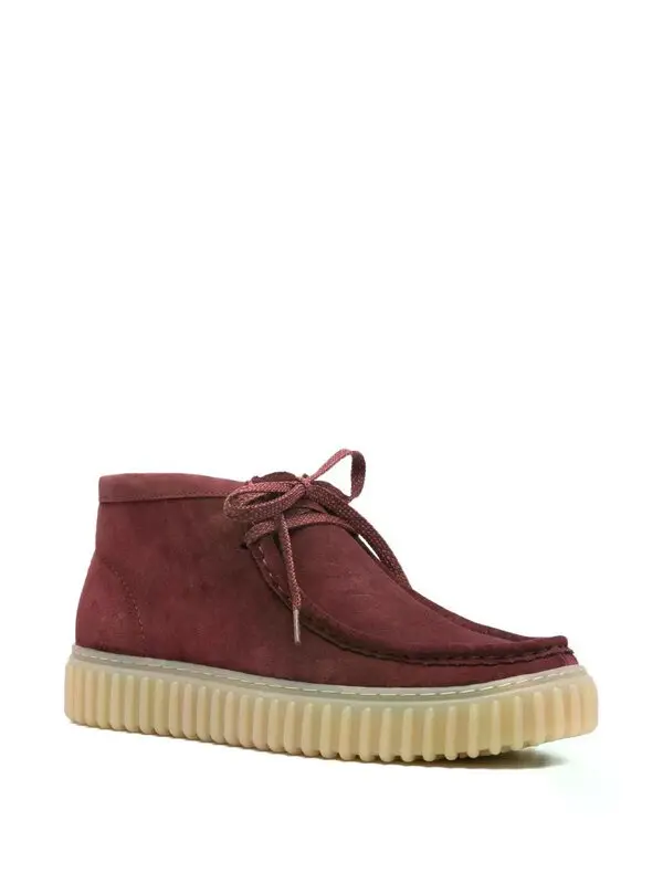 Clarks Torhill Hi Lace-up Boots - Red