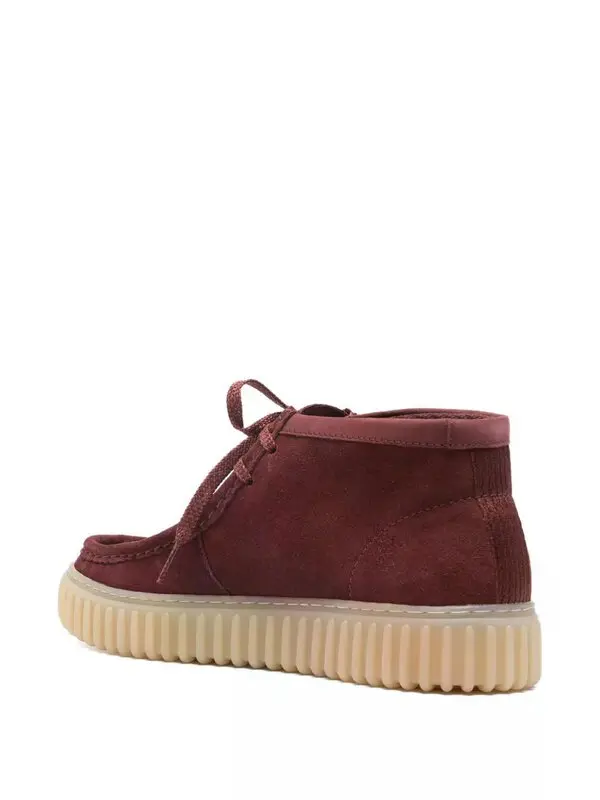 Clarks Torhill Hi Lace-up Boots - Red