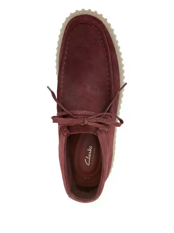 Clarks Torhill Hi Lace-up Boots - Red