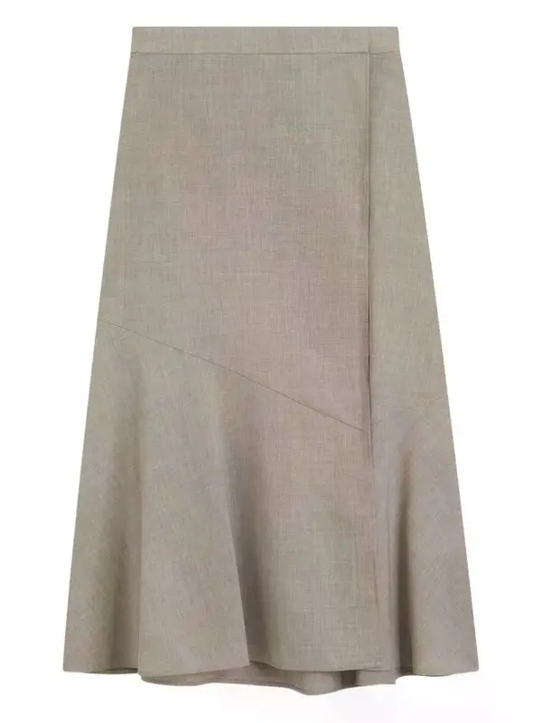 BOSS Panelled A-line Midi Skirt