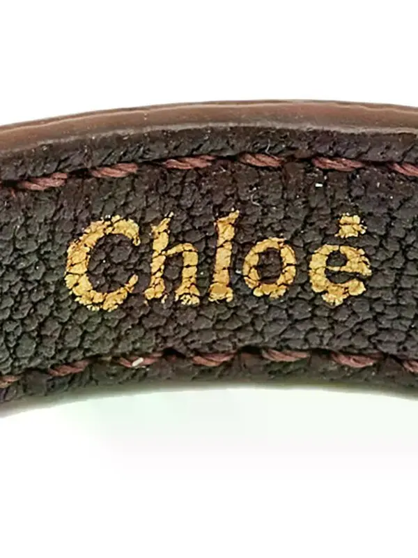 Chloé Leather Hardware Bracelet