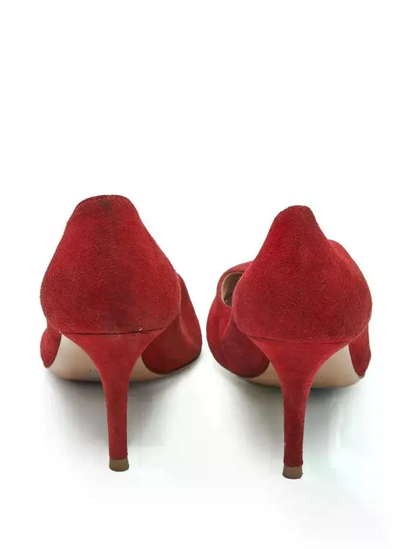 GIANVITO ROSSI Pointed-toe Stiletto Pumps - Red