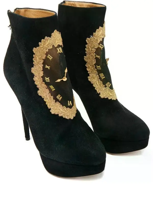 CHARLOTTE OLYMPIA On Time Platform Ankle Boots