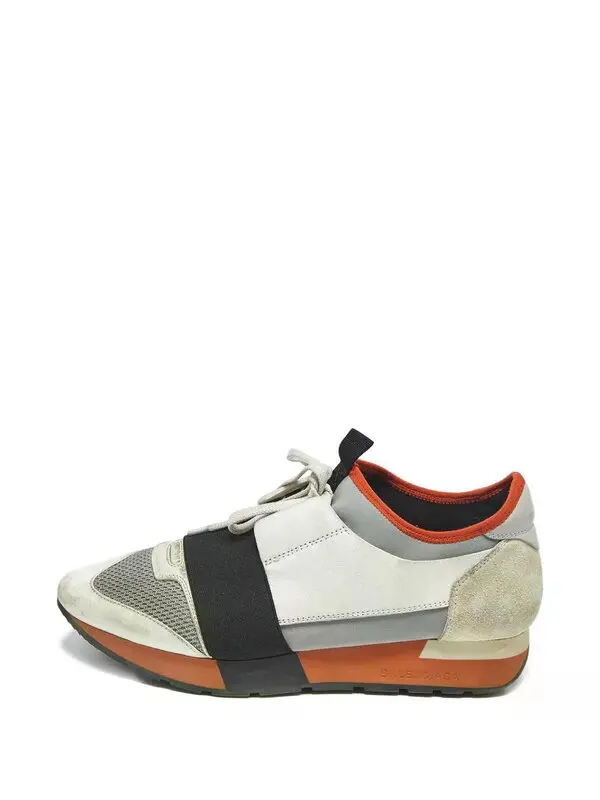 Balenciaga Race Runner Lace-up Sneakers - Neutrals