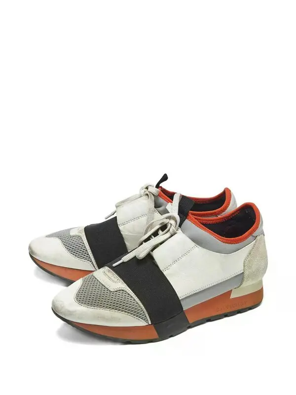 Balenciaga Race Runner Lace-up Sneakers - Neutrals