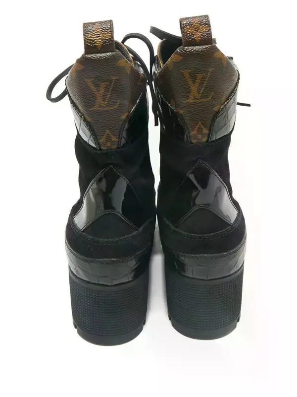 LOUIS VUITTON Laureate Combat Boots
