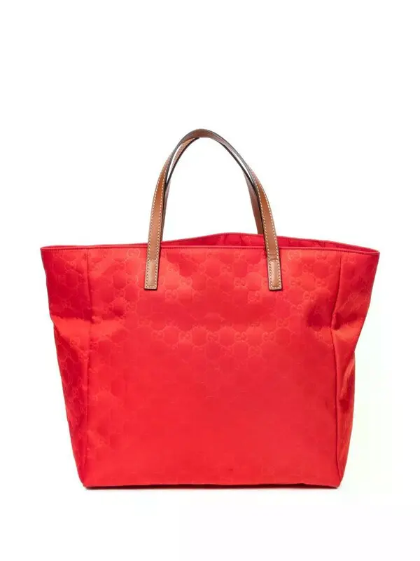 Gucci Monogram Tote Bag - Red