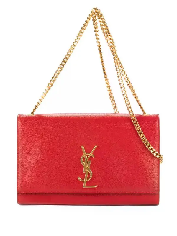 Saint Laurent Chain-strap Shoulder Bag - Red