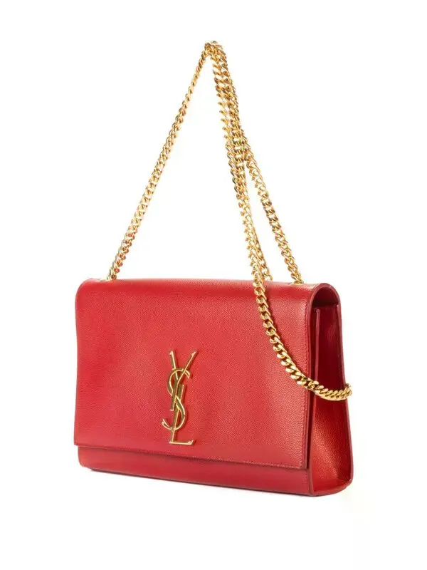 Saint Laurent Chain-strap Shoulder Bag - Red