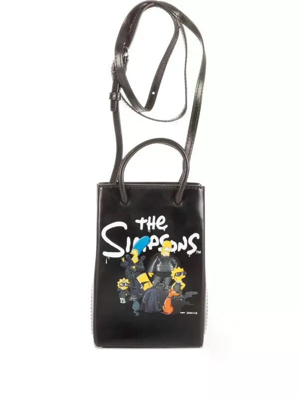 Balenciaga The Simpsons Leather Shoulder Bag