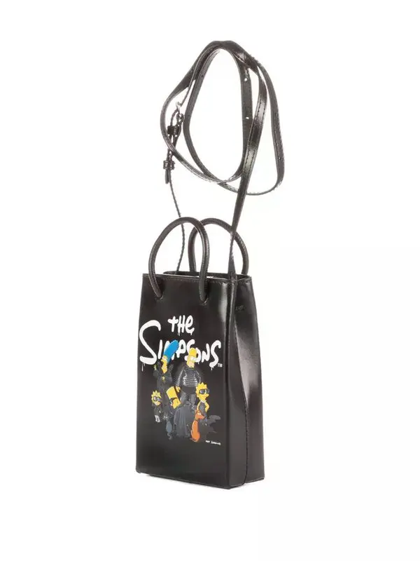 Balenciaga The Simpsons Leather Shoulder Bag