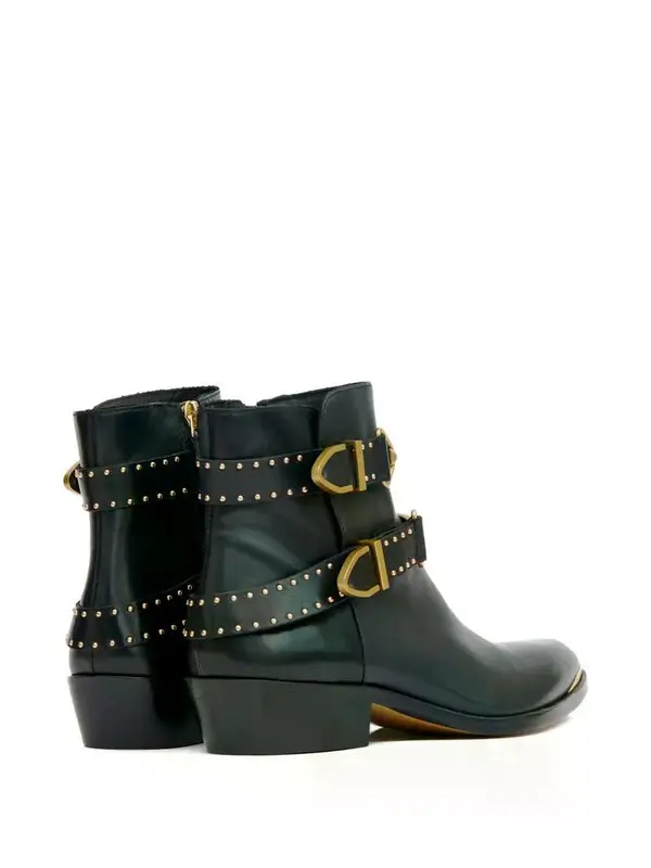 Isabel Marant Étoile 35mm Zalya Buckle Studded Boots